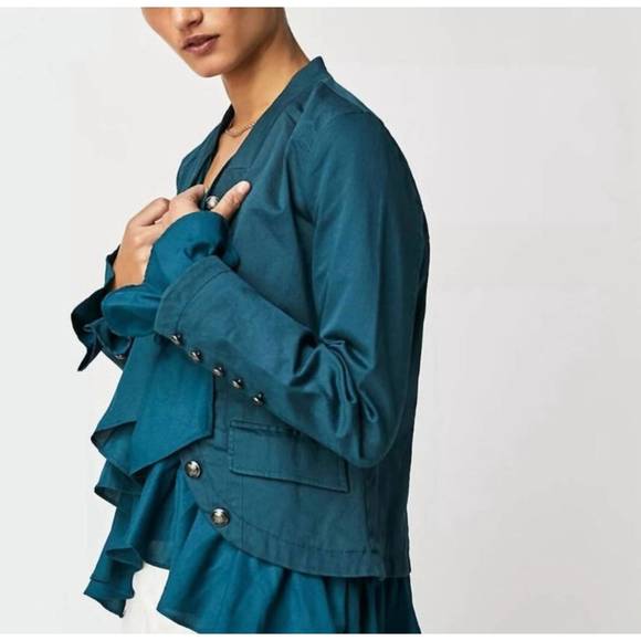 Free People | Jackets & Coats | New Free People Ruffles Romance Jacket ...